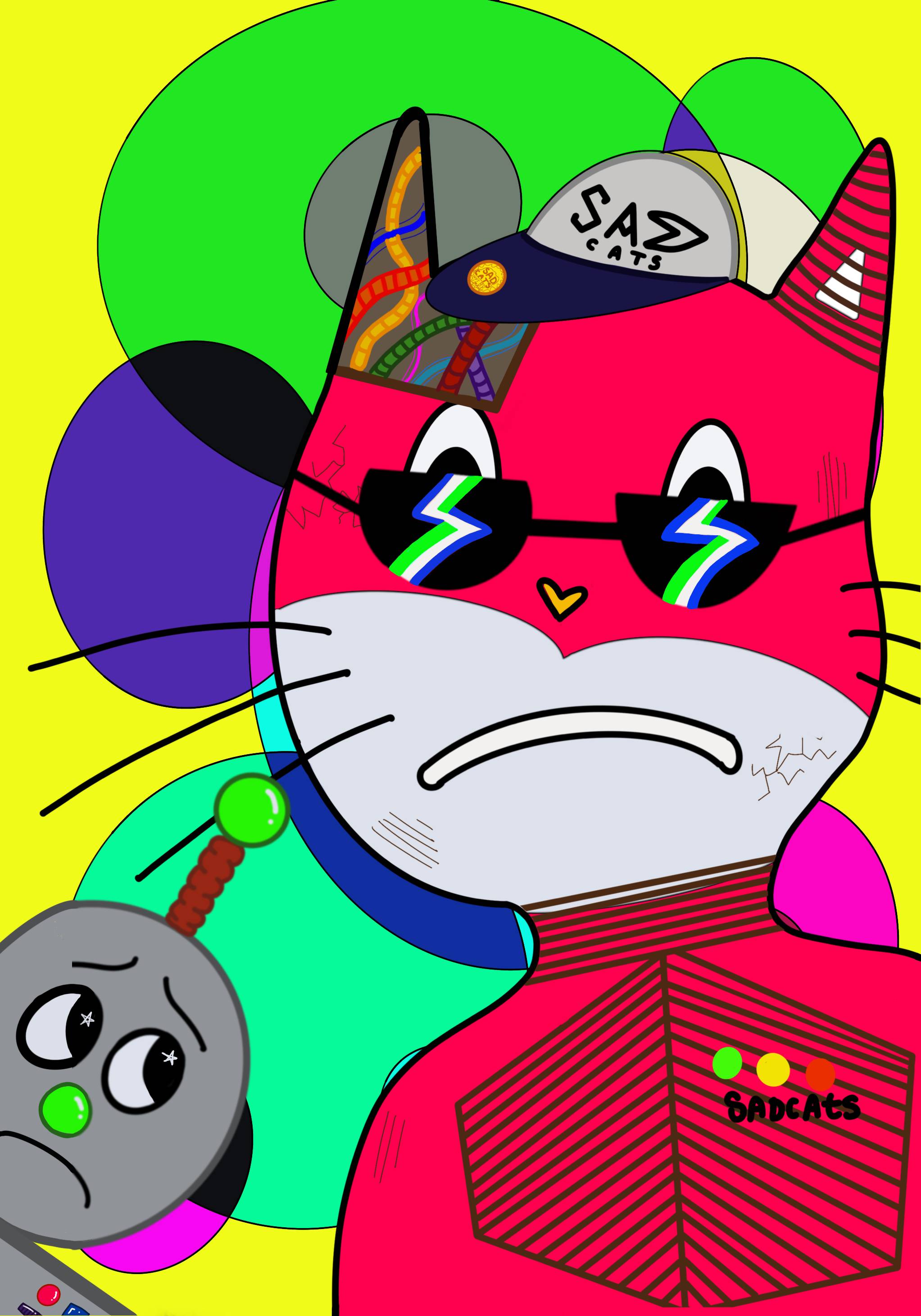 Sad Cats Hbar Nft Collection 006106111 Hedera Marketplace Sentx